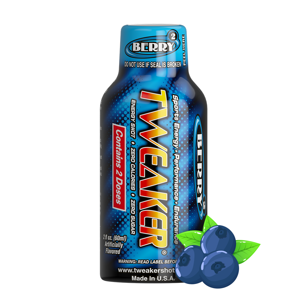 TWEAKER ENERGY SHOT - 12 CT - Berry - Tweaker Energy