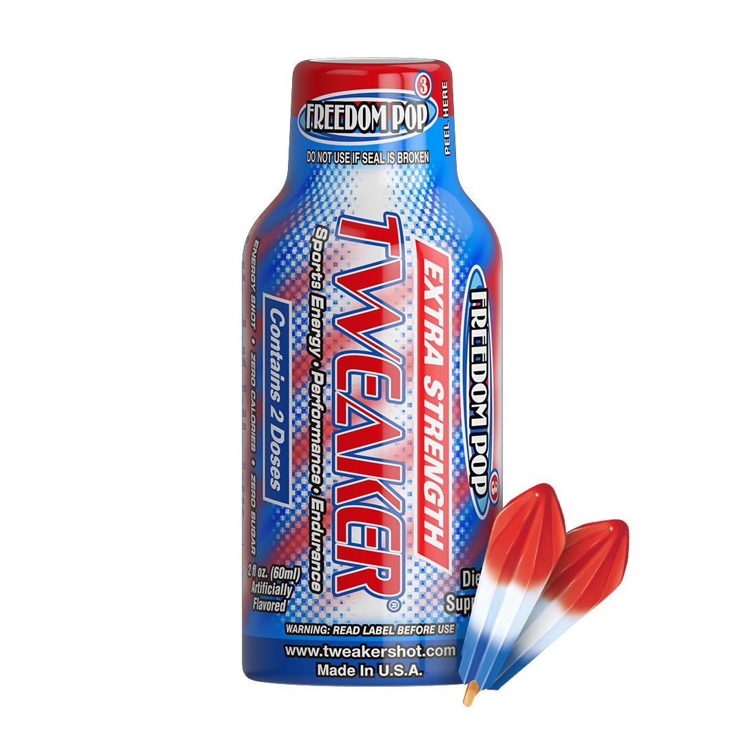 TWEAKER ENERGY SHOT - EXTRA STRENGTH 12 CT - Freedom Pop - Tweaker Energy